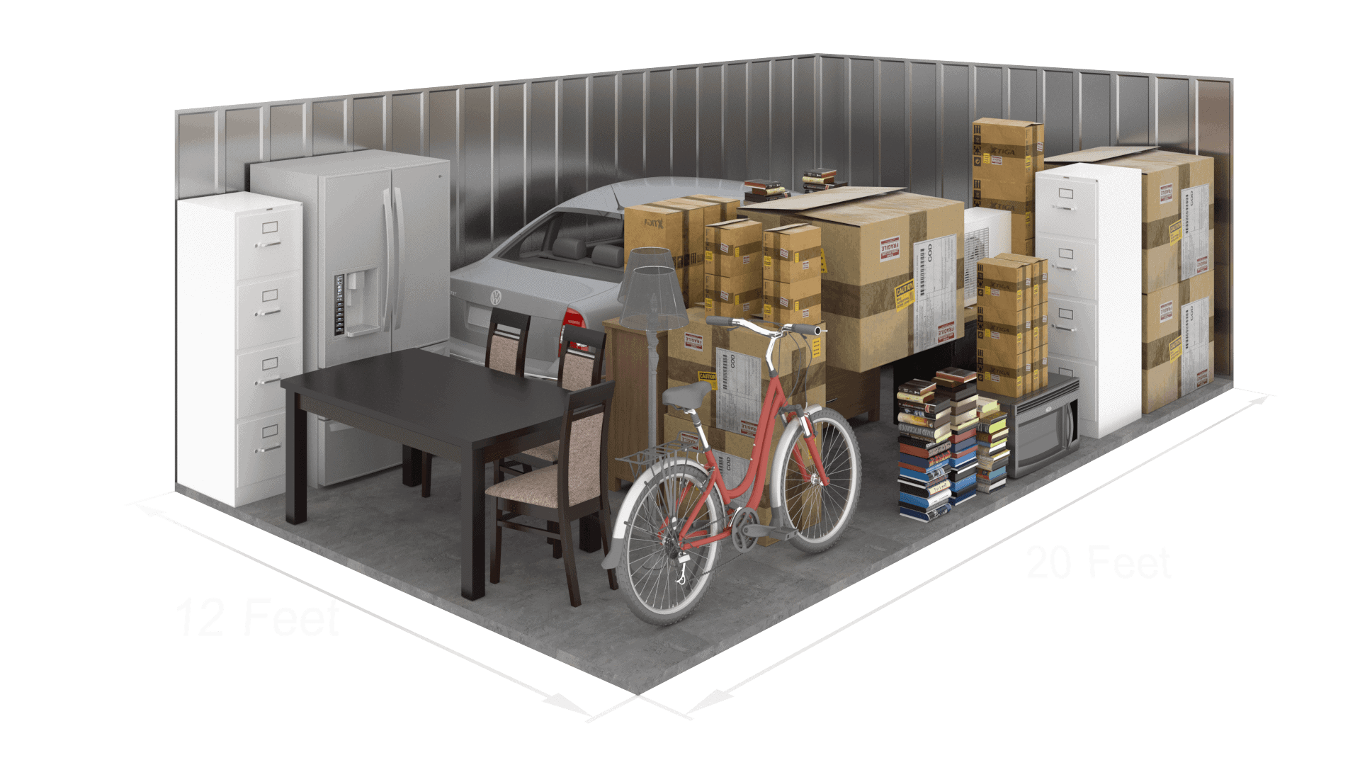 12’ x 20’ Storage Unit - Safe Storage Club